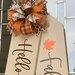 Hello Fall Large Wooden Door Tag Door Hanger Farmhouse - Etsy