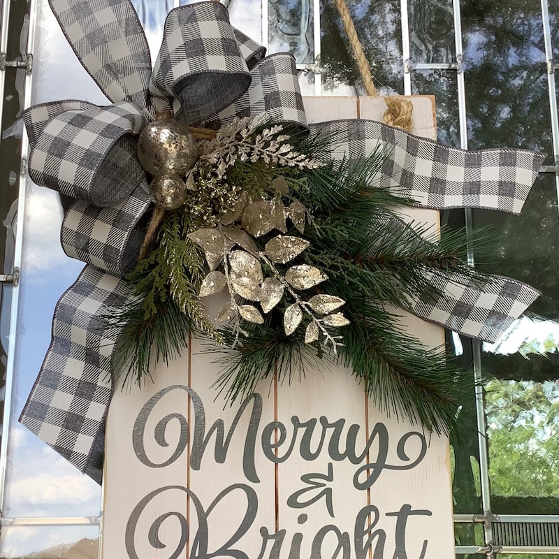 Christmas Door Signs - Etsy