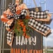 Happy Halloween, Large Wooden Door Sign, Halloween Door Hanger ...