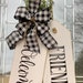 Welcome Friends Large Wooden Door Tag Door Hanger - Etsy