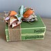 Fall Farmhouse Book Stack, Farmhouse Wooden Decoration, Hello Pumpkin ...