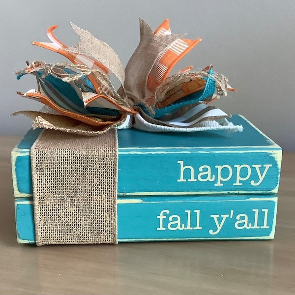 Fall Book Stack - Etsy