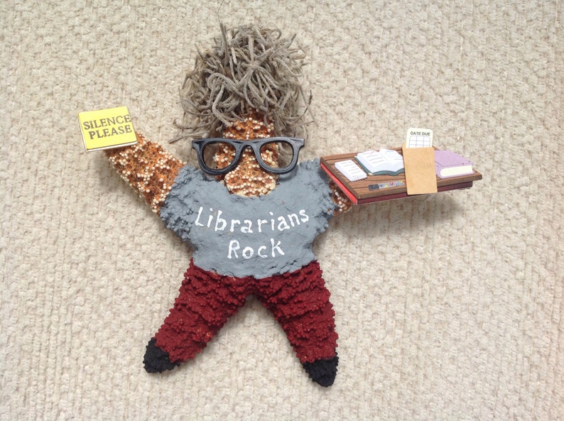Librarian Ornament Librarian Gift Book Lover Career Gifts - Etsy