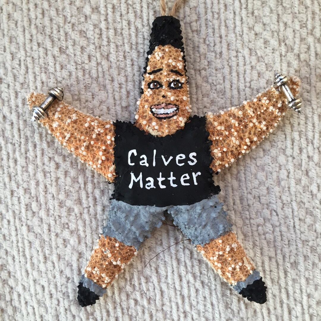 Bodybuilder Guy, Weightlifter, Working Out Hand Painted Starfish ...