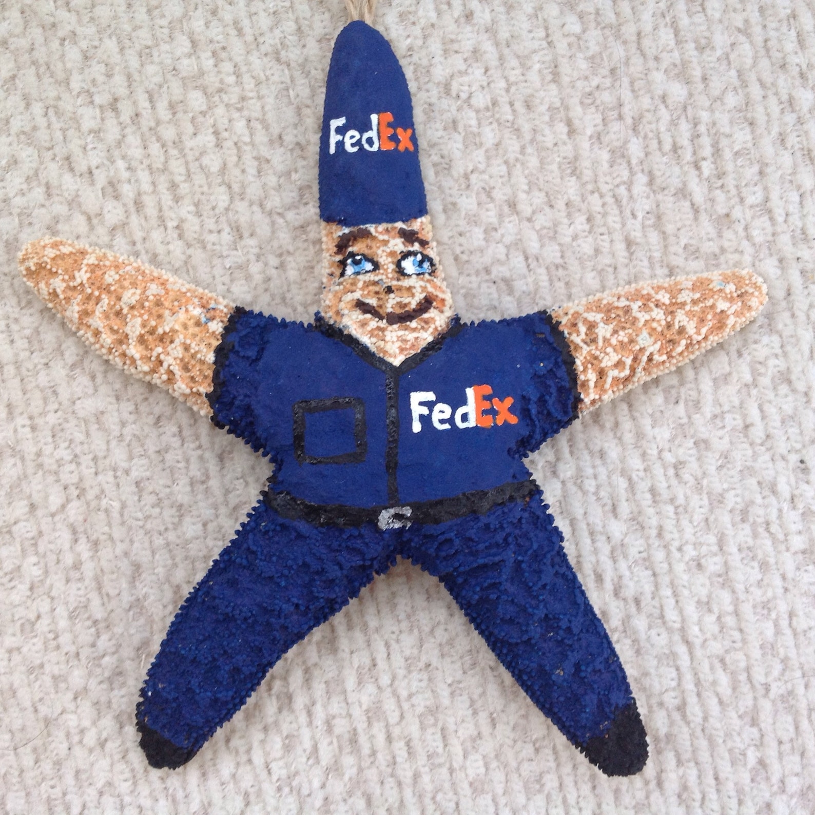 Fedex Guy Starfish Fedex Ornaments Fedex Gift Starfish - Etsy