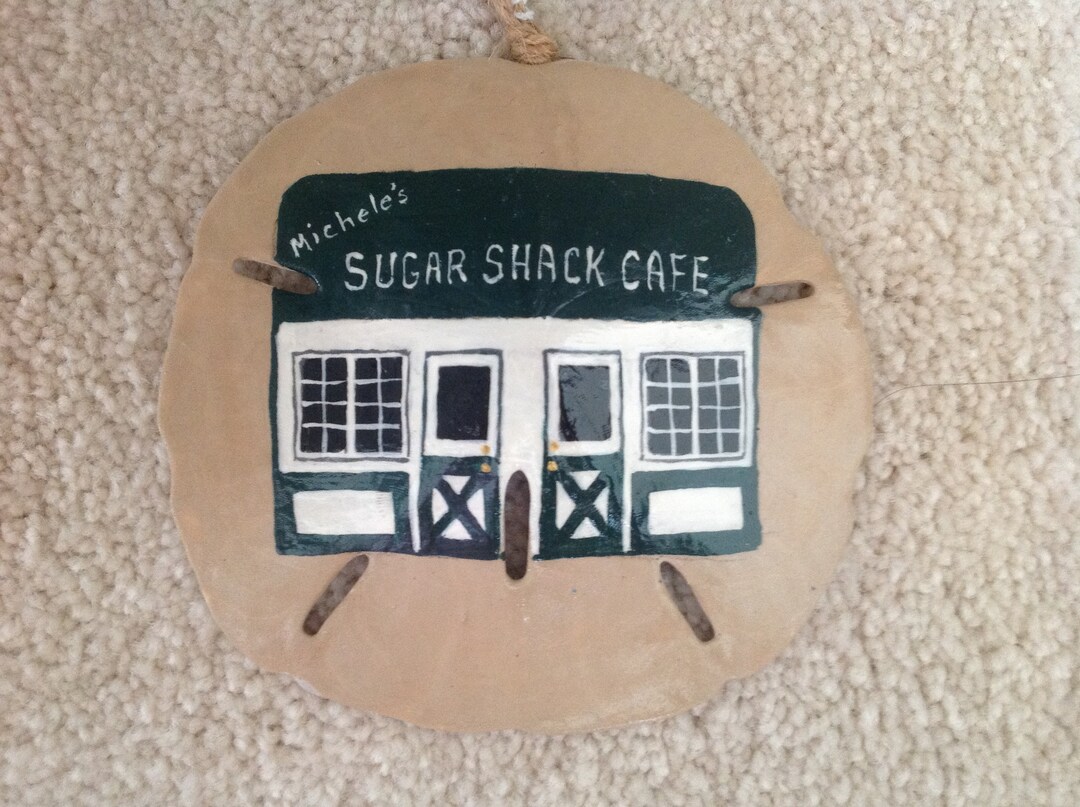 Sugar Shack Cafe Hand Painted Sand Dollar - Etsy