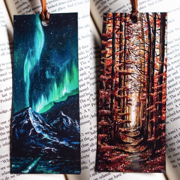 Illustrated Bookmark - Etsy