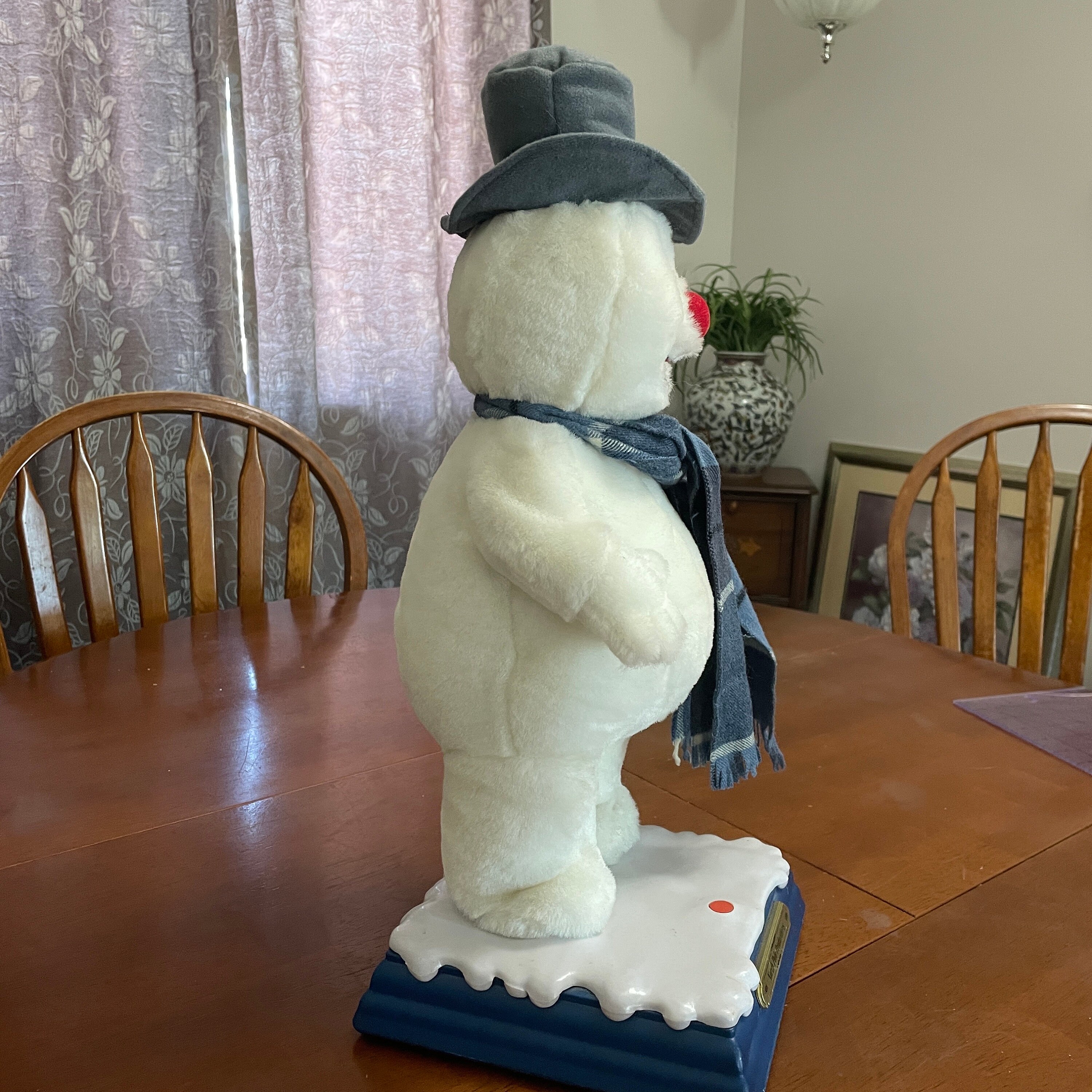 Gemmy Animated North Pole Production Musical Snowman, Vintage 1990s ...
