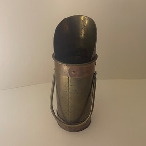 Brass & Copper MATCH HOLDER for Long Stick Matches, Fireplace, Office ...