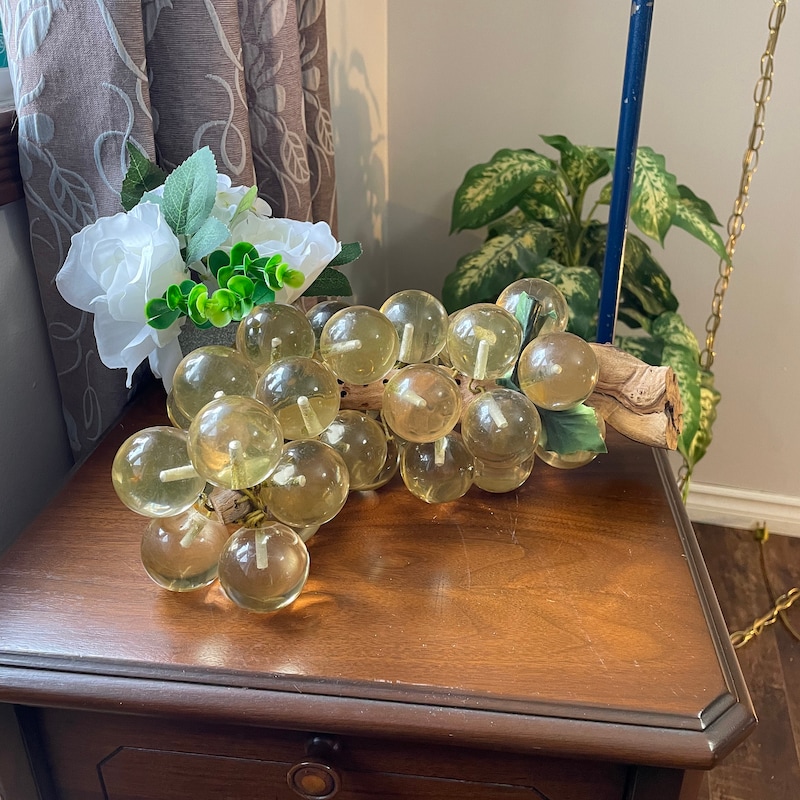 Lucite Grape Cluster - Etsy