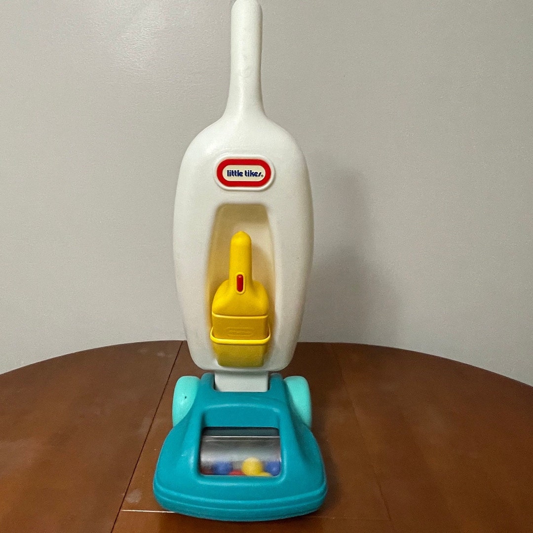 Little Tikes Roll 'n Pop Vacuum - Turquoise, Yellow, and Cream With ...