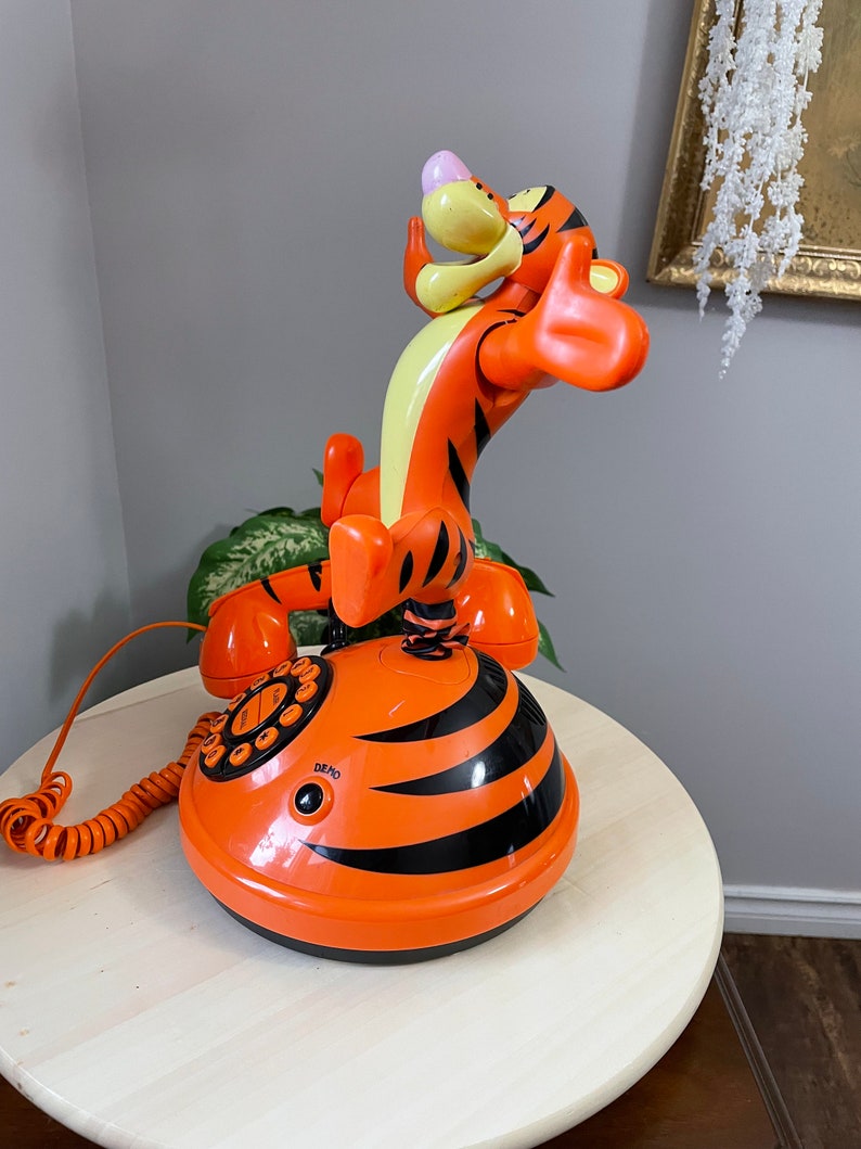 Tigger Animated Talking Telephone Touch Phone Disney - Etsy