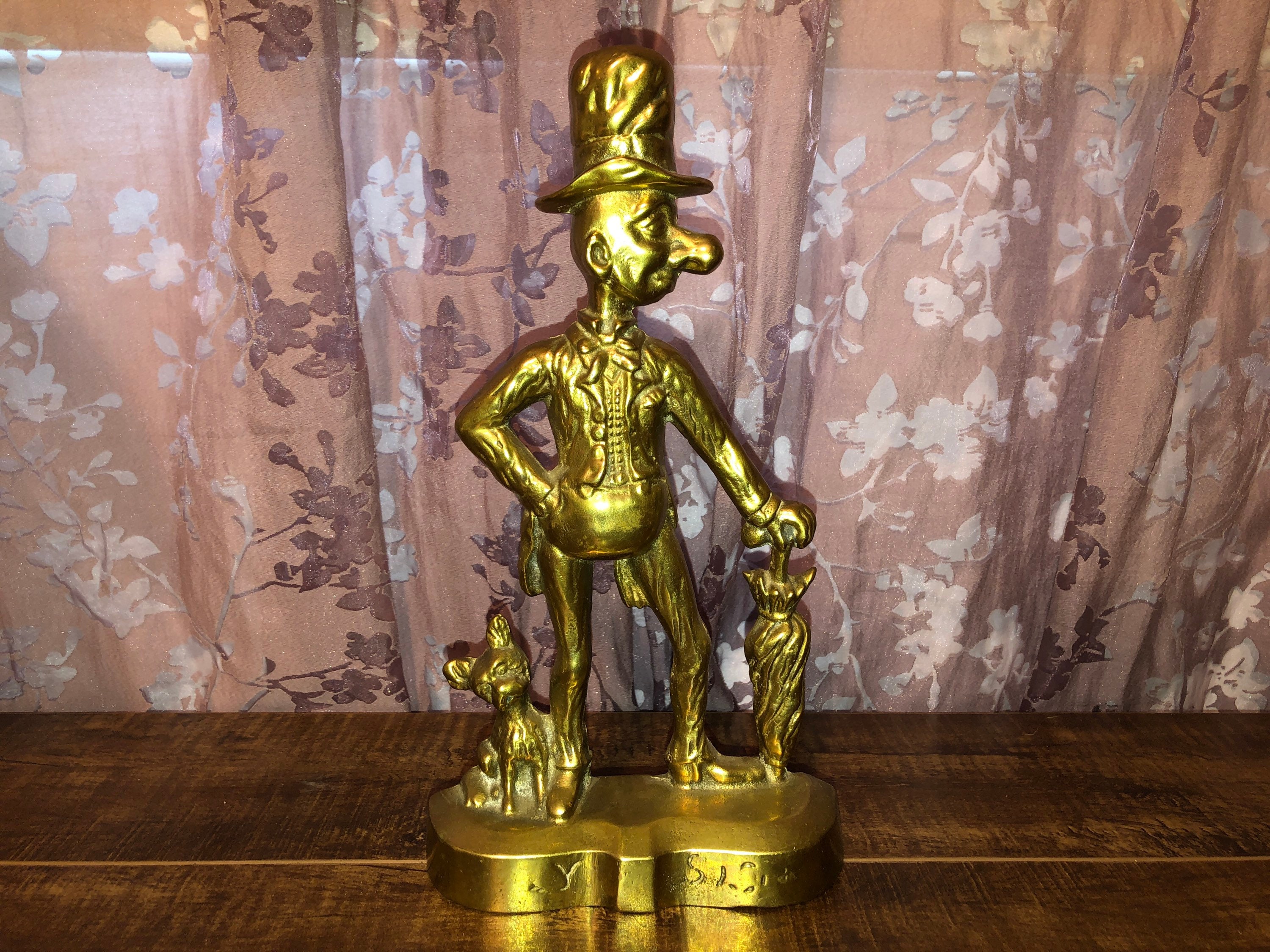 Ally Sloper Solid Brass Door Stop, Mr. and Mrs. Alexander Sloper ...