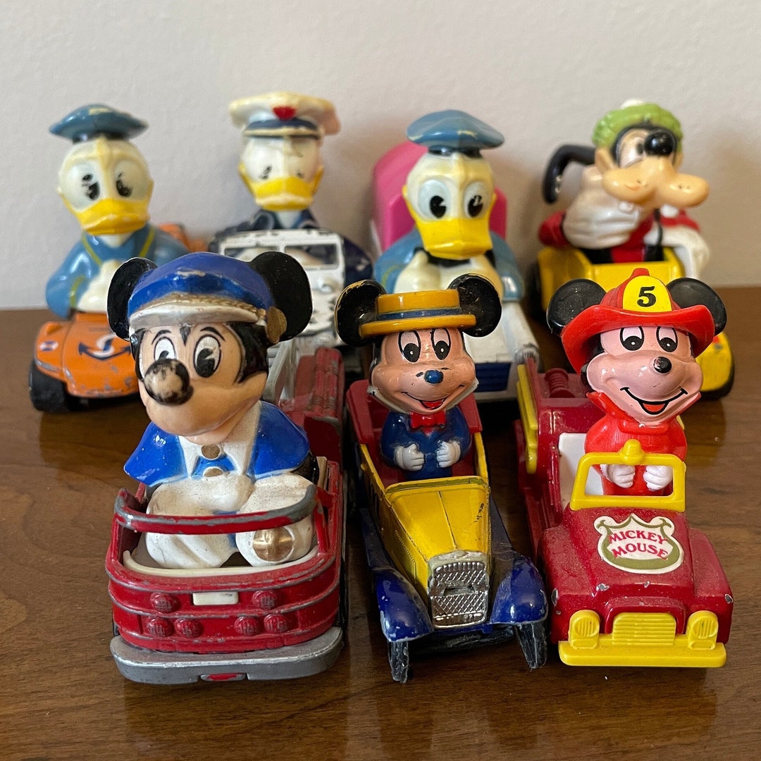 Disney Diecast Car, Cars, Vehicle, Firetruck, Jalopy, Mickey Mouse ...