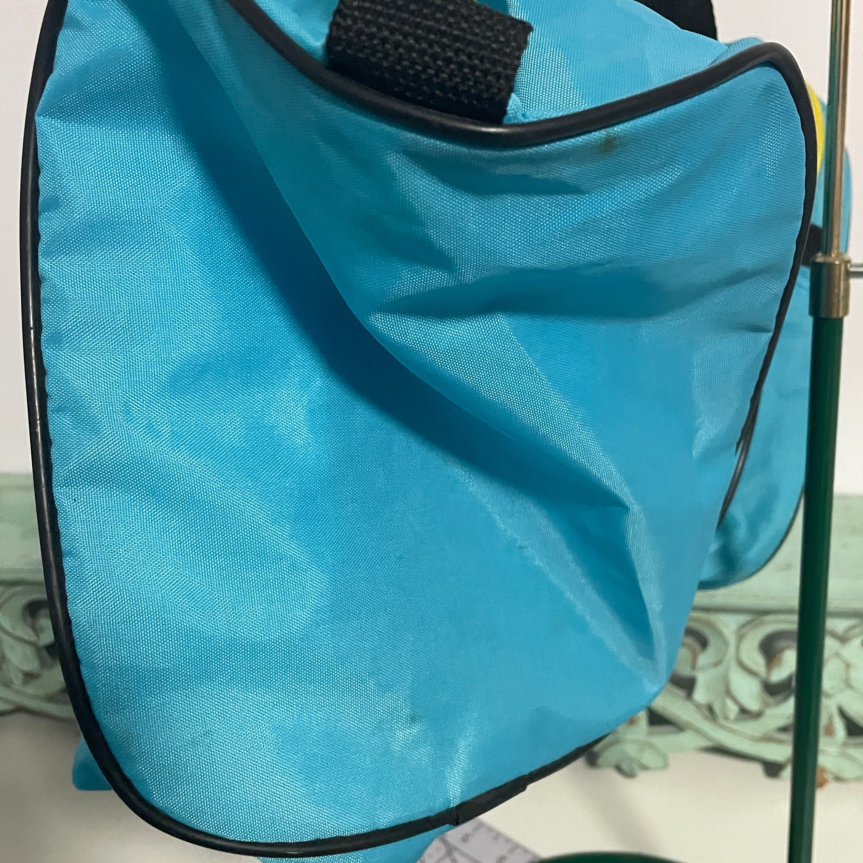 Mighty Morphin Power Rangers Duffle Bag Blue Nylon With Yellow Zipper ...