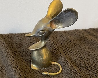 Solid Brass Mouse - Etsy