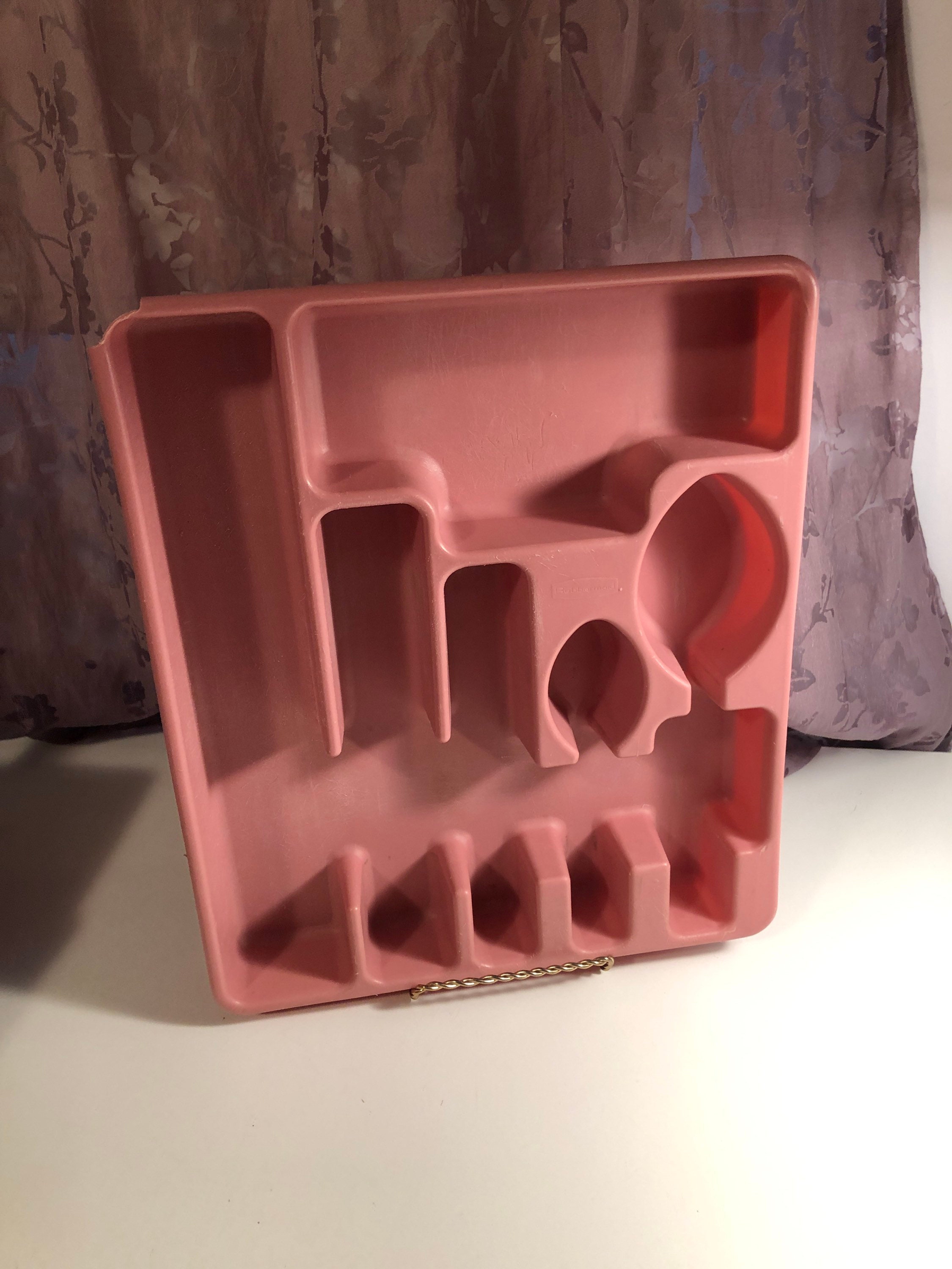 Rose Rubbermaid Utensil Holder Vintage Retro forks - Etsy