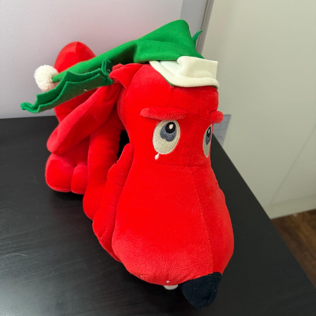 Commonwealth Toys, PEPPY the POINTSETTER PUPPY, Plush Red Dog, Clifford ...