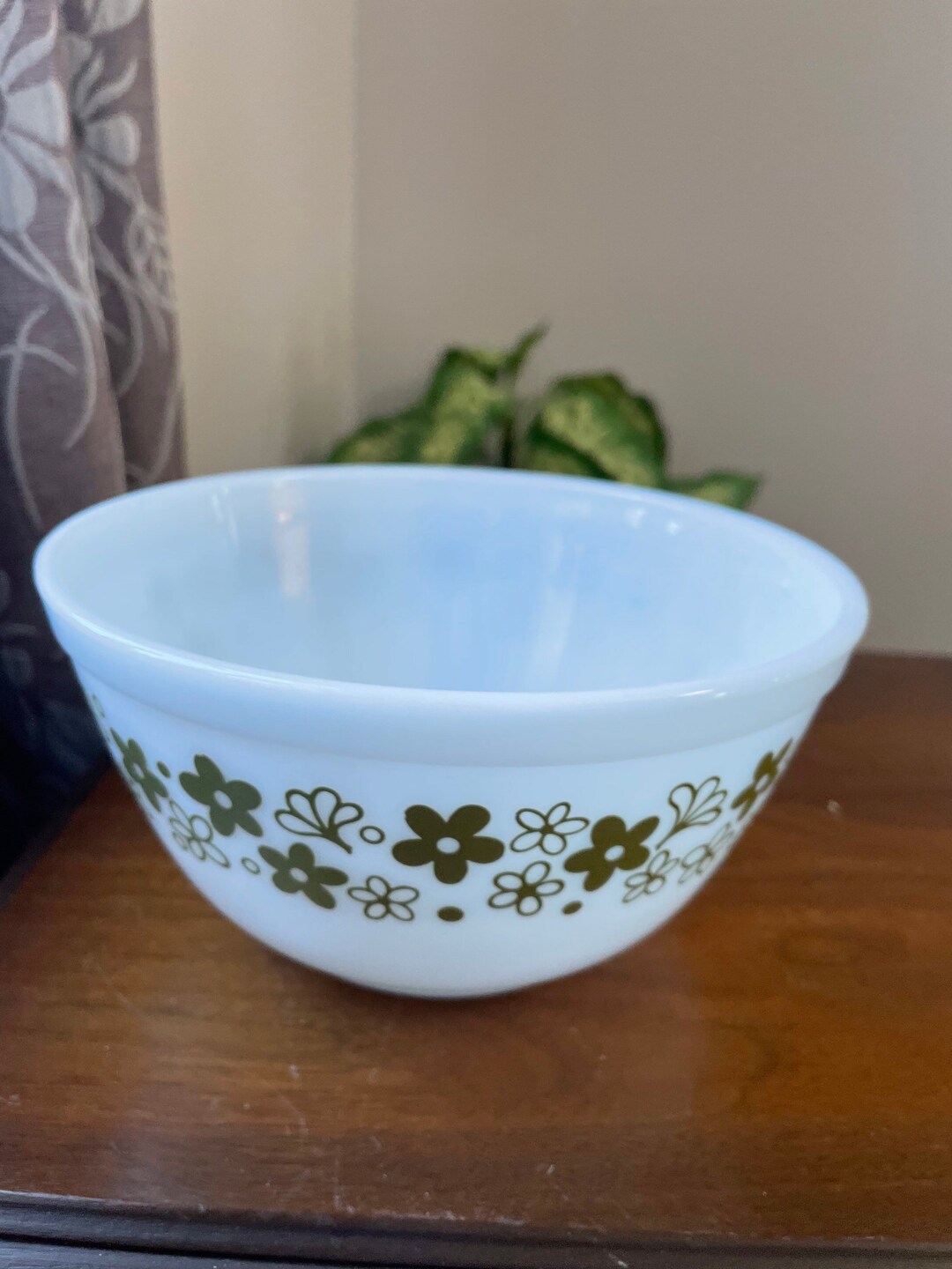 PYREX, Spring Blossom, Crazy Daisy, Green & White, Nesting Bowls ...
