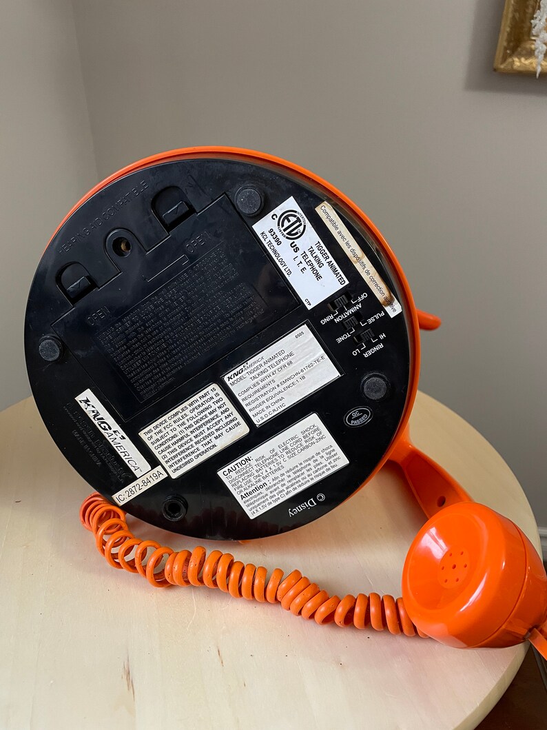 Tigger Animated Talking Telephone Touch Phone Disney - Etsy