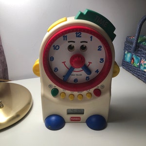 Playskool Time Teller, TEACHIN TIME TALKING Clock, Vintage, Retro ...