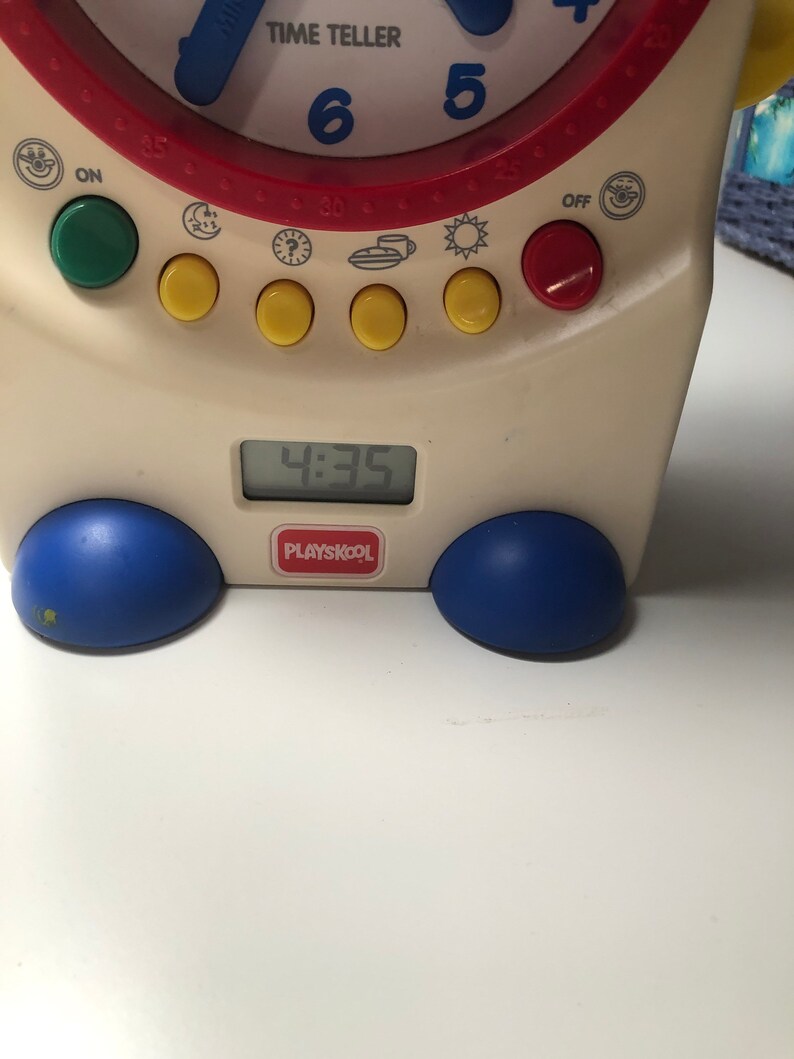 Playskool Time Teller, TEACHIN TIME TALKING Clock, Vintage, Retro ...