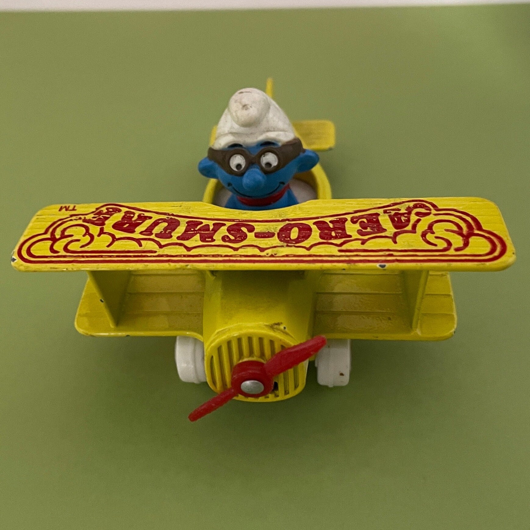 Smurf Diecast Car, Aero-smurf, Airplane, Aviator, Papa Smurf, Smurfette ...