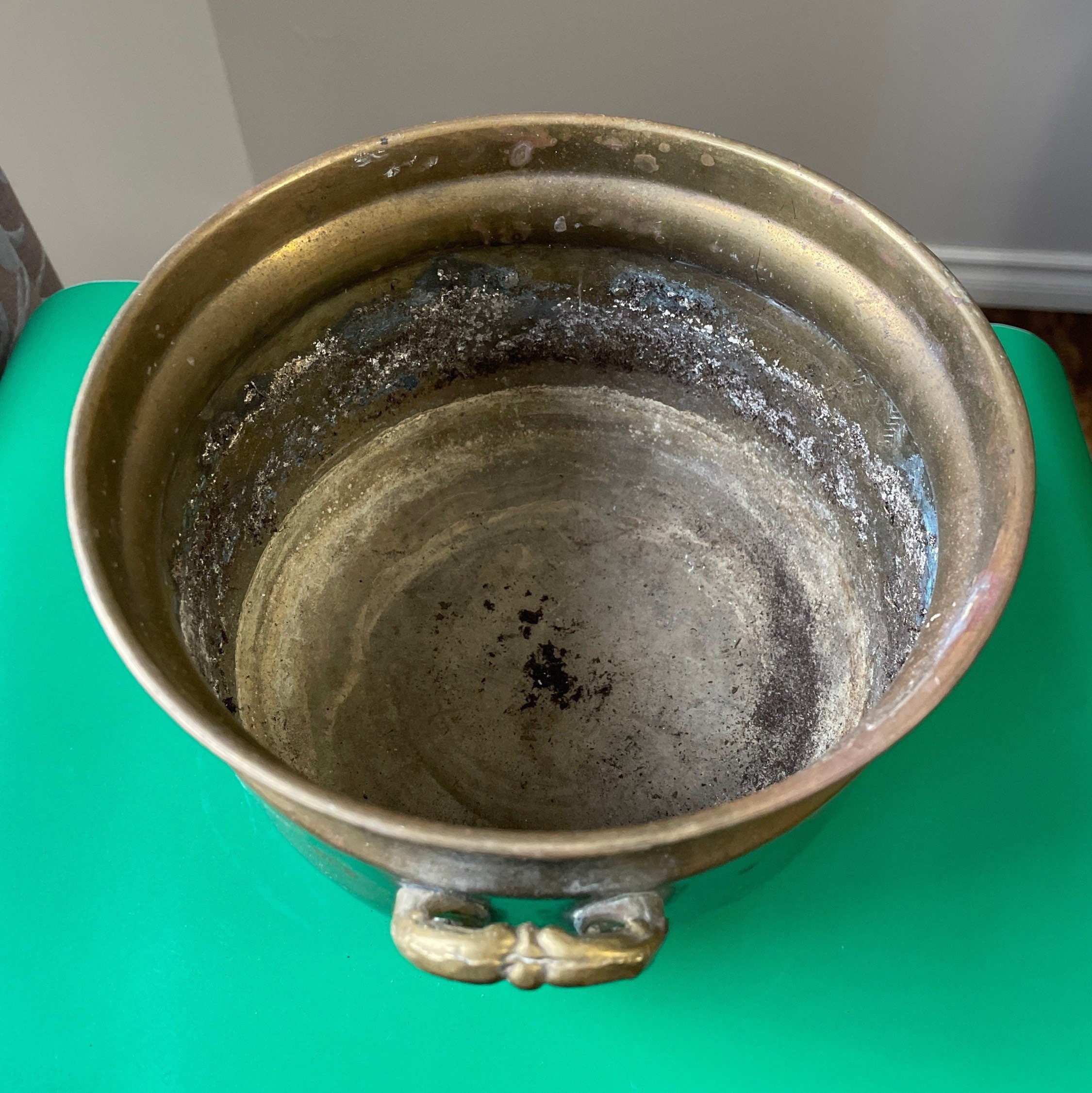 Brass Planter Handle Feet Indoor Plants Outdoor Plants - Etsy