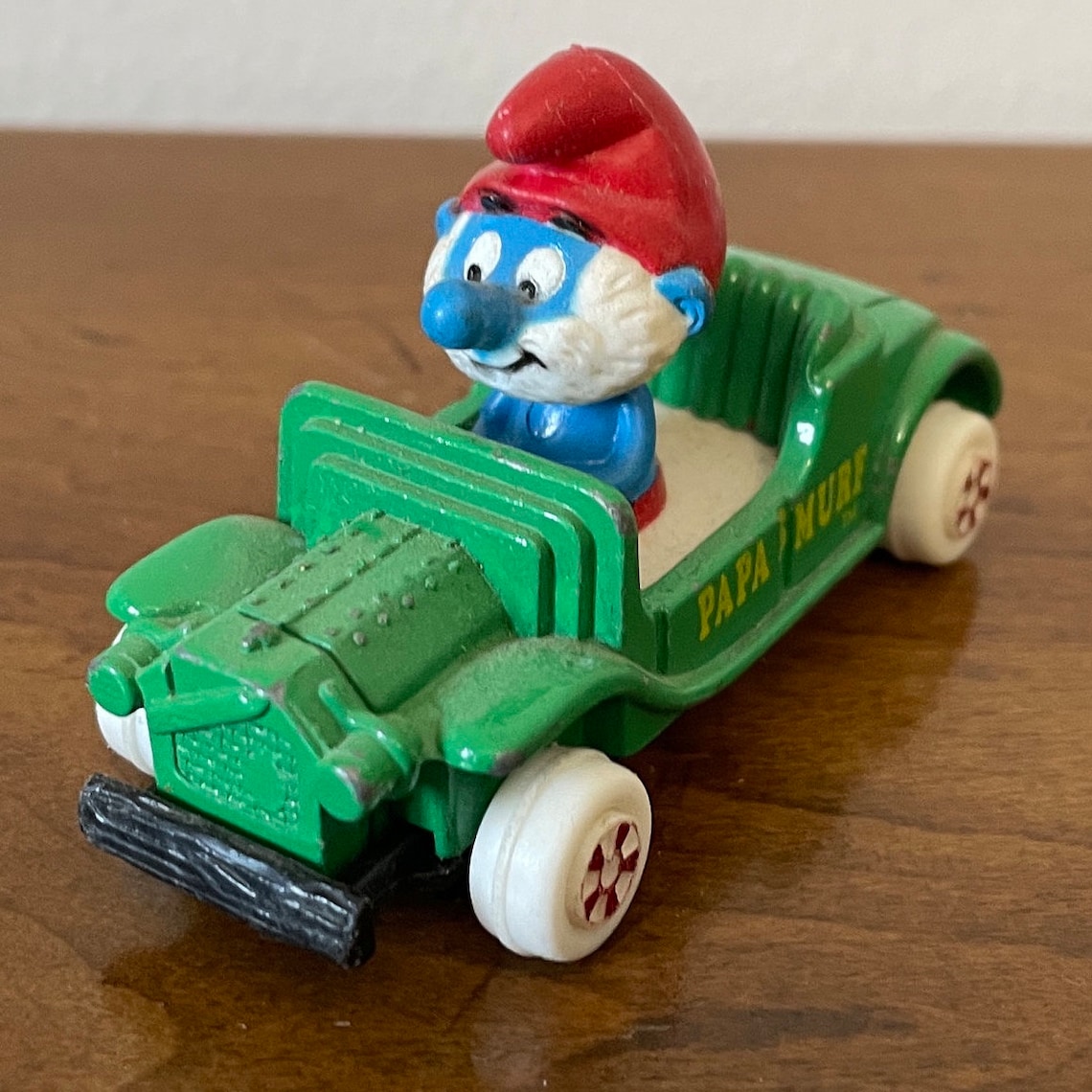 Smurf Diecast Car Aero-smurf Airplane Aviator Papa Smurf - Etsy