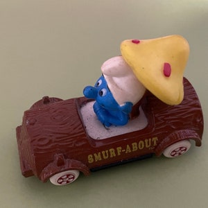 Smurf Diecast Car, Aero-smurf, Airplane, Aviator, Papa Smurf, Smurfette ...