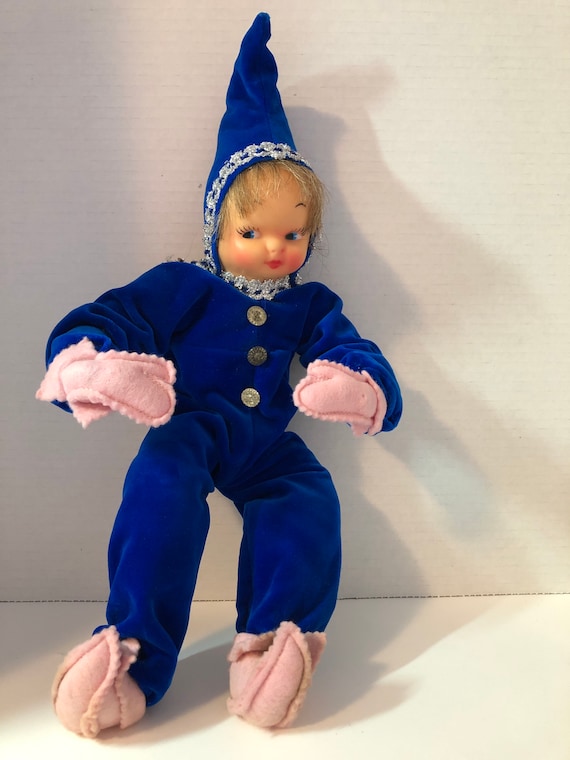 Posable BOUDOIR DOLL Pixie/clown/ Imp/jester 18 X 7 Vintage - Etsy