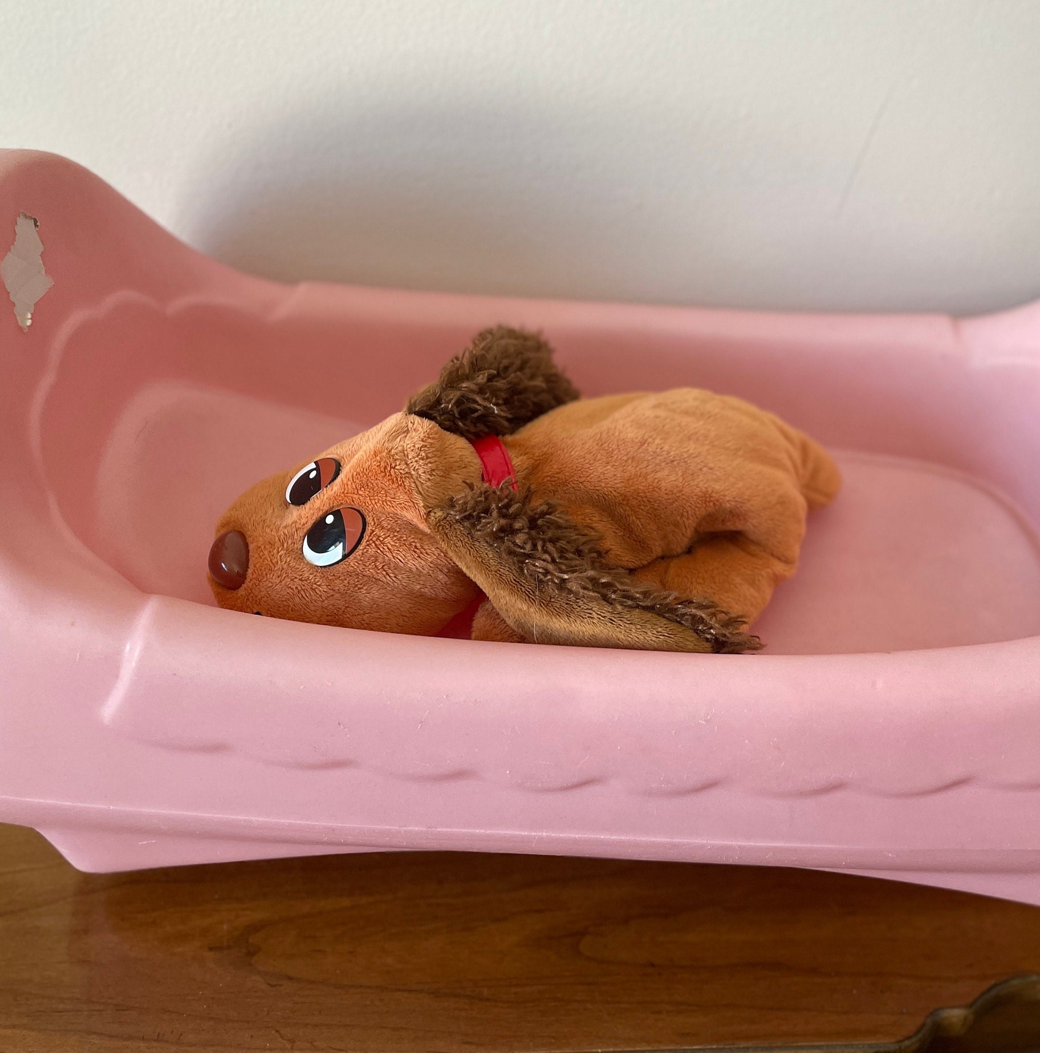 Little Tikes Pink Doll Size Cradle, Blow Mold Cradle, Plastic Cradle ...