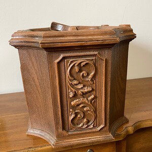 Max Klein Sewing Box, Resin, Faux Wood. Lightweight, Carved Detail ...