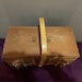 Accordion Sewing Box, Wood Fold-out Box, Cantilever Sewing Box, Sewing ...