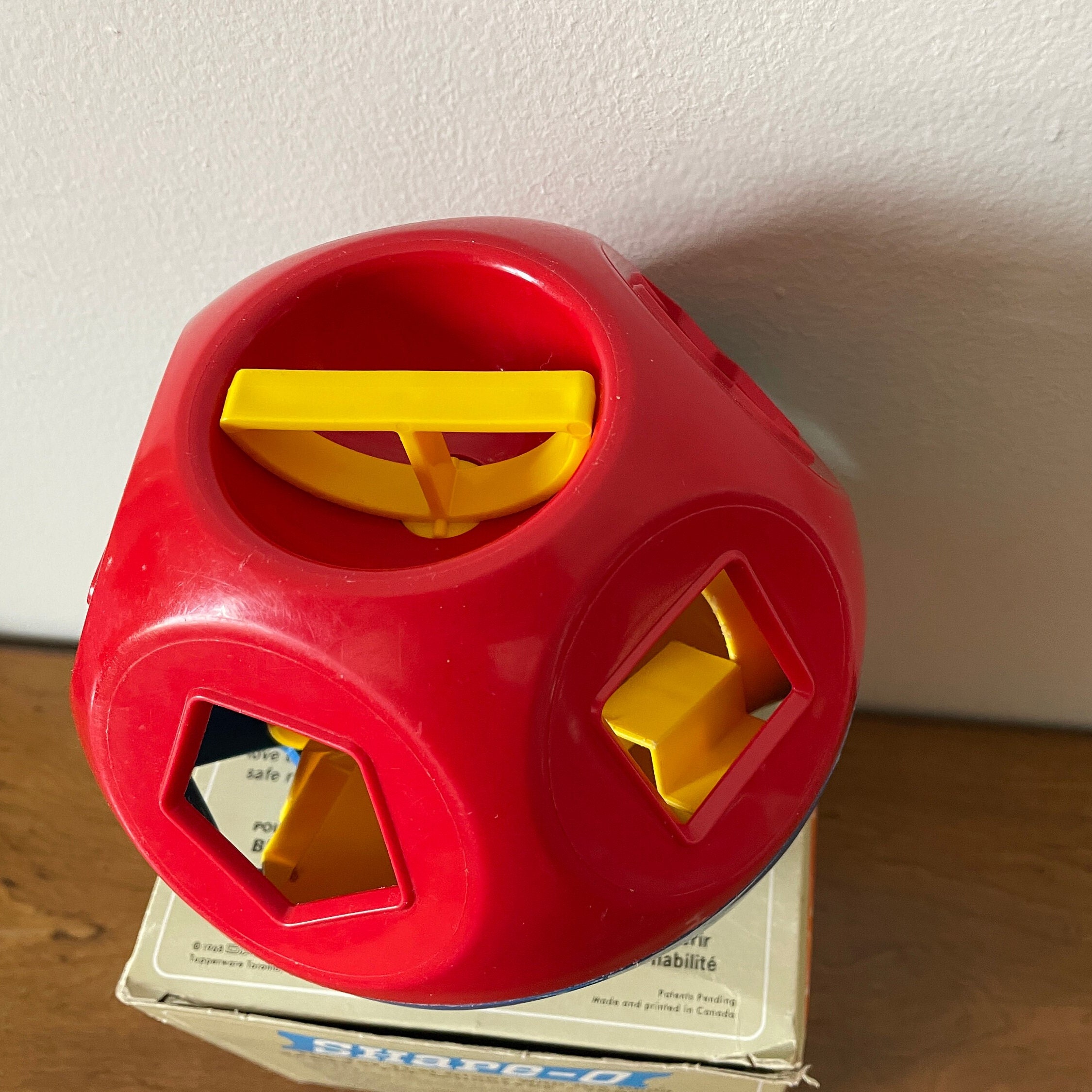 Tupperware Toys Shape-o Rattle Ball Bright Pre-schooler - Etsy