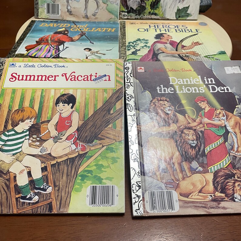 Little Golden Book Collection - Set of 6 - Christian Stories, Vintage ...