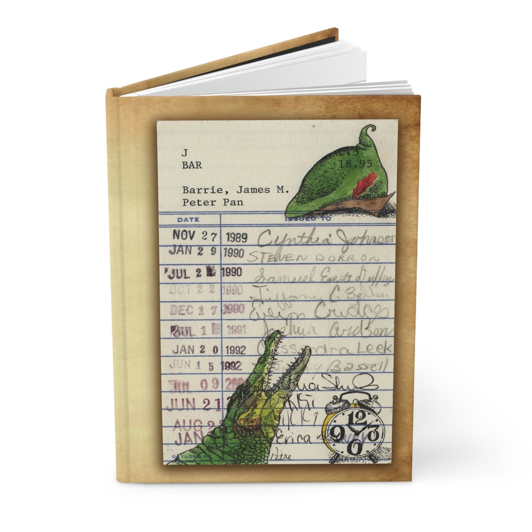 Peter Pan Hardcover Journal - Etsy
