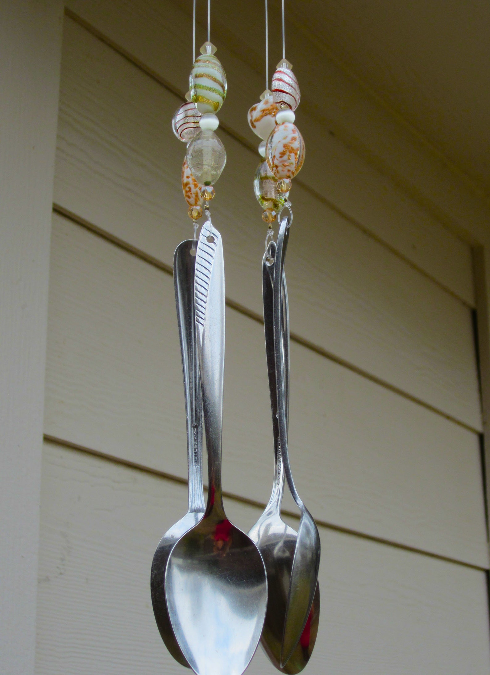 Recycled Silverware Wind Chime. Upcycled Flatware Wind Chime. Spoon ...