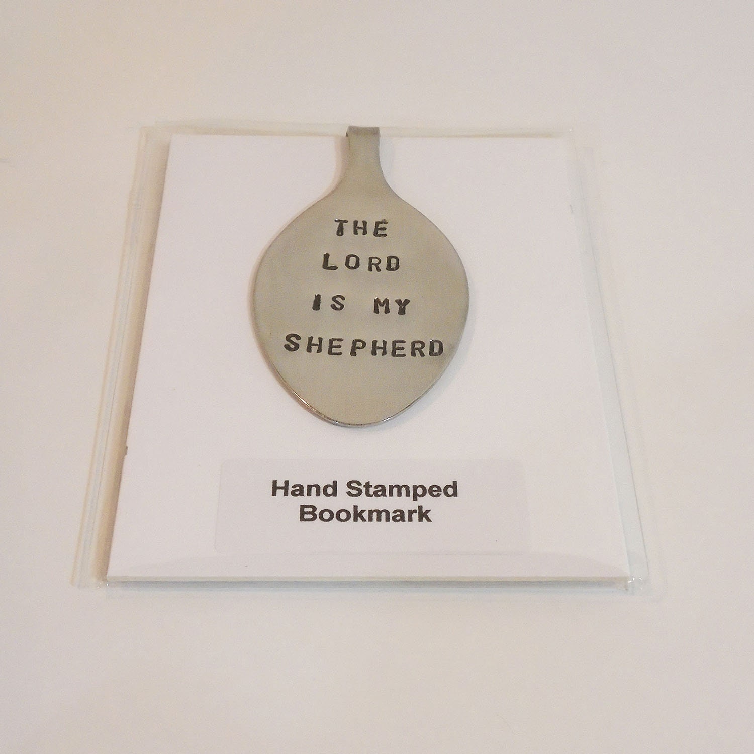 Bookmark Recycled Silverware Bookmark Religious Spoon - Etsy