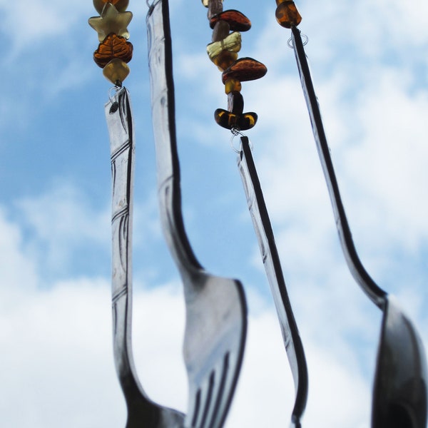 Spoon Wind Chime - Etsy