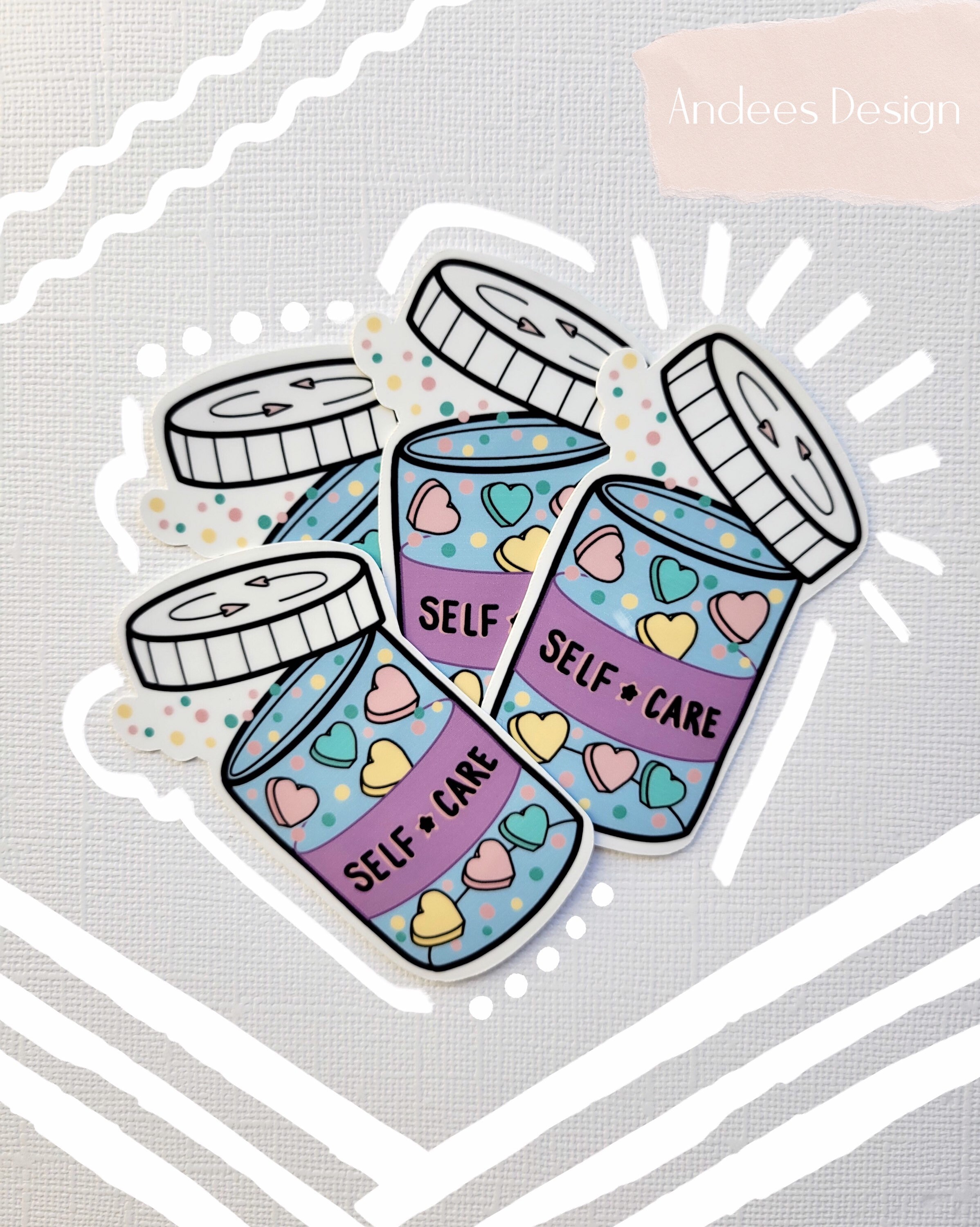 Self Care Pills Stickeraesthetic Die Cut Glossy - Etsy