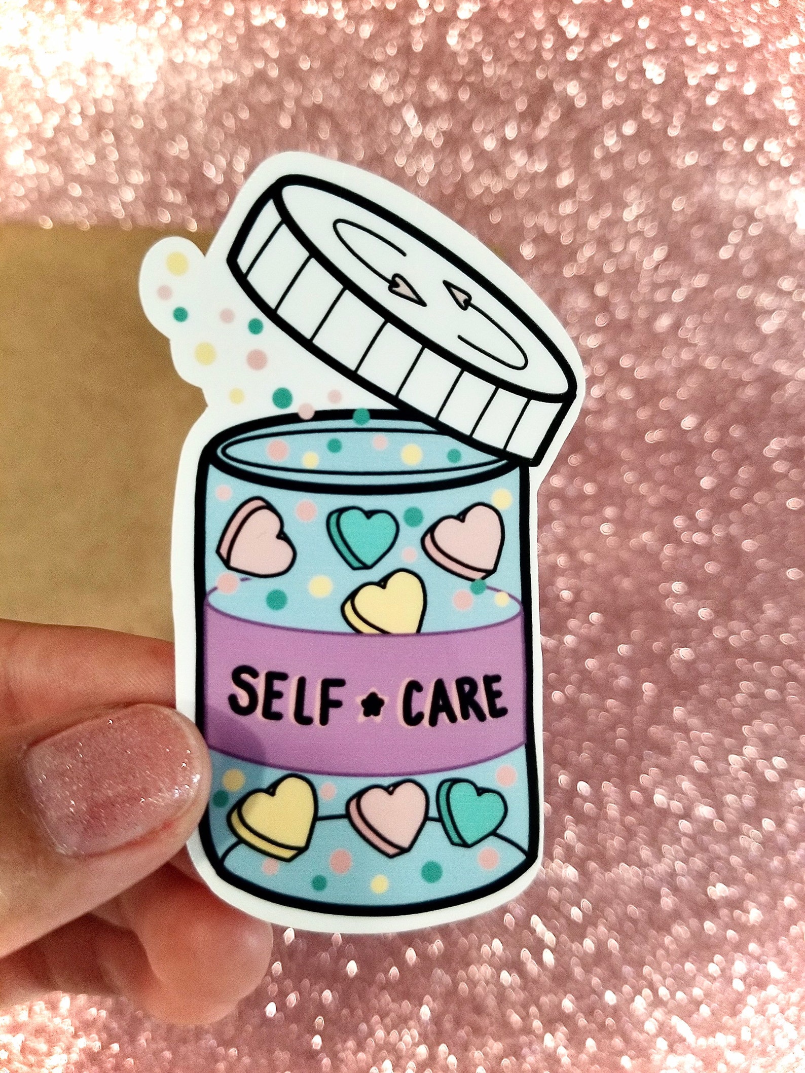 Self Care Pills Stickeraesthetic Die Cut Glossy - Etsy