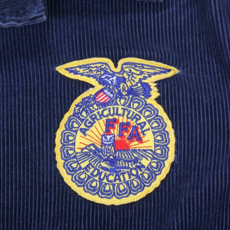 Vtg FFA Future Farmers America Farmington Missouri Embroidered Jacket ...