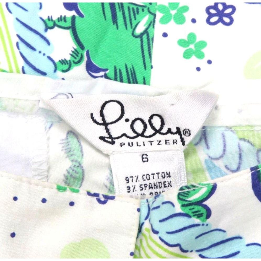 Vintage LILLY PULITZER White Label Skinny Crop Pants Starboard Patch Sz ...
