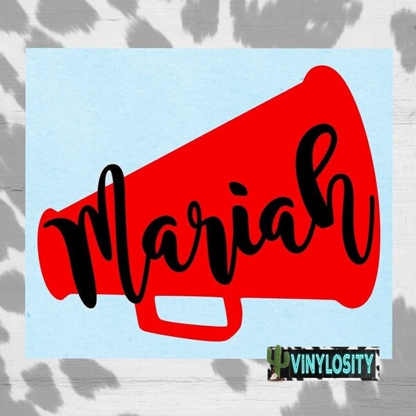 Cheerleader Decal - Etsy