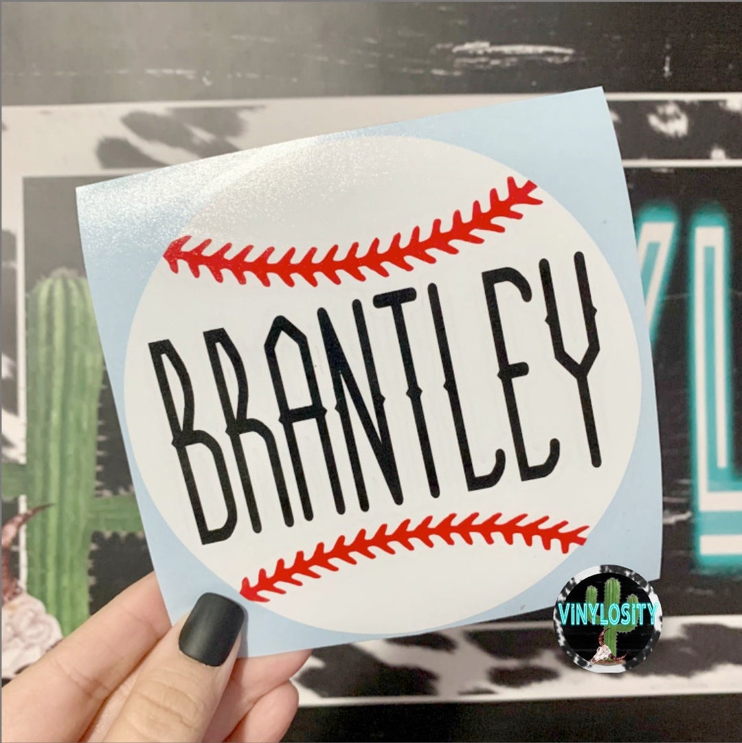 Baseball Vinyl Decal | Baseball Monogram | Helmet Decal | Baseball ...