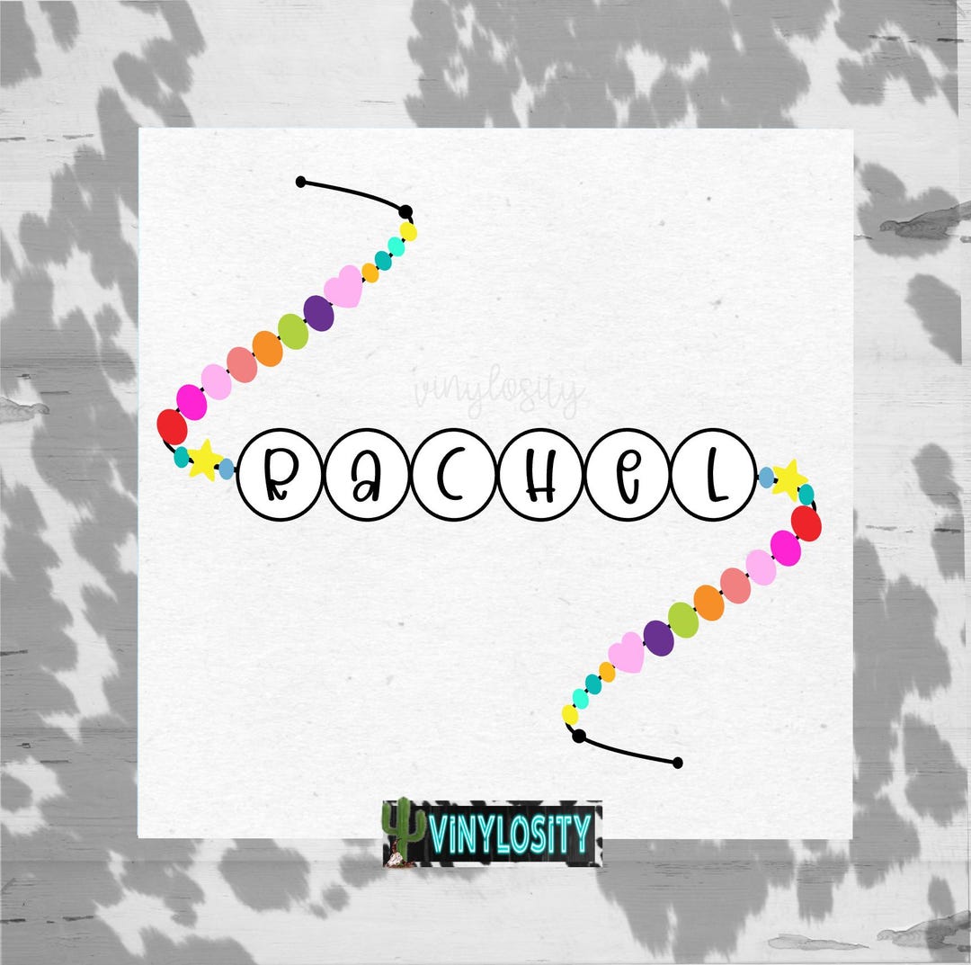 Friendship Bracelet Vinyl Decal | Custom Vinyl Decal | Friendship ...