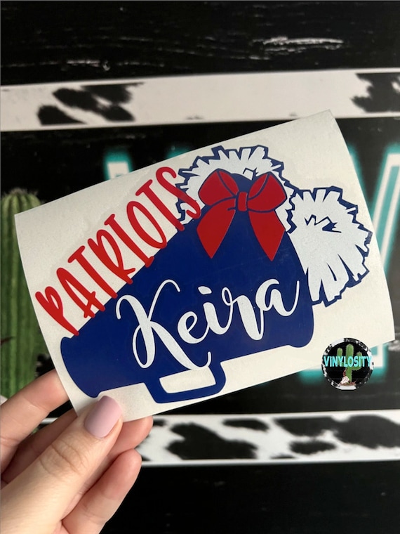 Cheerleading Decal Cheerleader Decal Megaphone Decal - Etsy