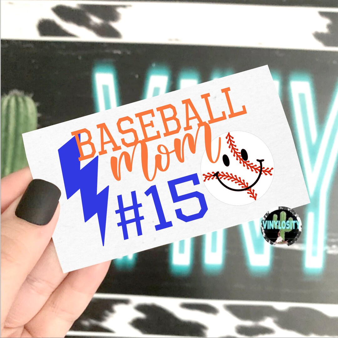 Baseball Mom Vinyl Decal | Baseball Mom | Baseball Mom Decal | Baseball ...