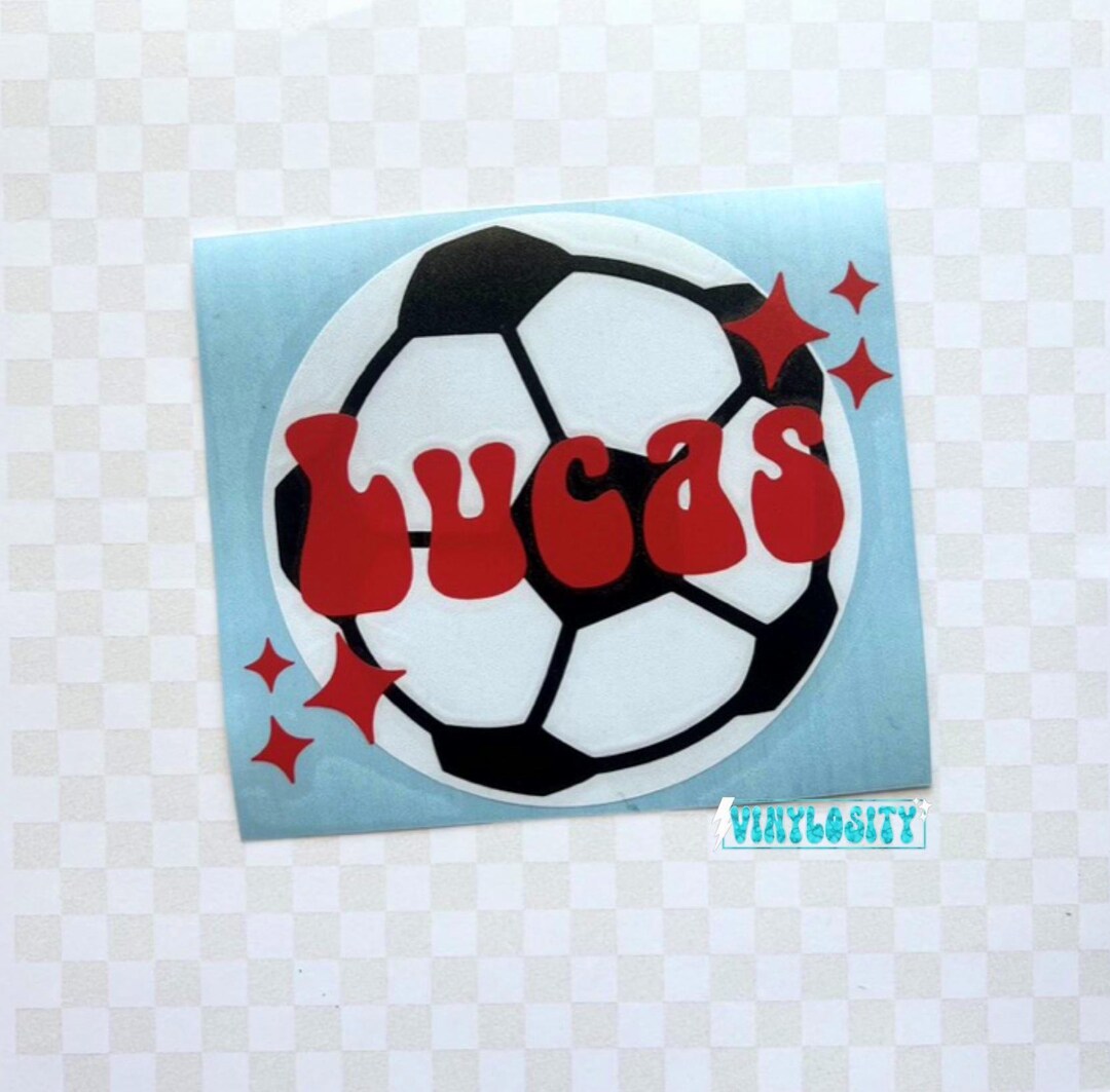 Retro Soccer Custom Decal | Soccer Monogram Decal | Sport Decal ...